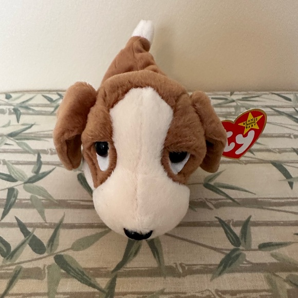 Ty | Toys | Ty Beanie Baby Tucker The Basset Hound 997 With Rare Red ...